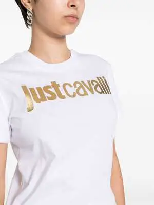 Just Cavalli Logo-print T-shirt - White