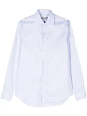 Canali Micro-dot Cotton Shirt
