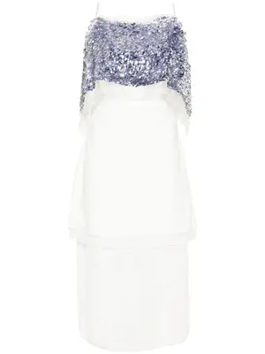 Proenza Schouler Zaha Layered Midi Dress - White