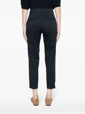 Peserico Cropped Trousers - Blue
