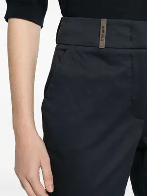 Peserico Cropped Trousers - Blue