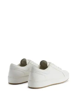 GIUSEPPE ZANOTTI Crocodile-embossed Leather Low-top Sneakers