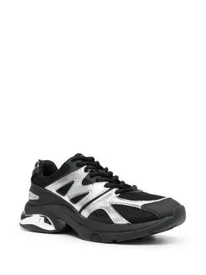 Michael Kors Kit Extreme Logo Appliqué Sneakers - Black