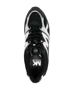 Michael Kors Kit Extreme Logo Appliqué Sneakers - Black