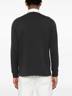 Boggi Milano Embroidered-logo Cotton Polo Shirt