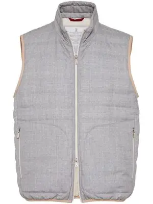 Brunello Cucinelli Virgin-wool Padded Gilet