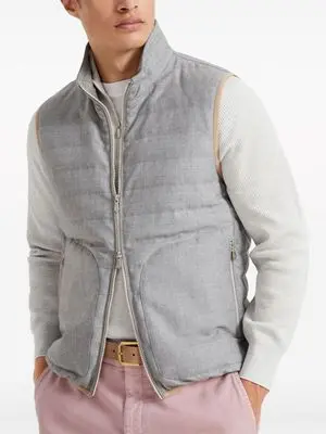 Brunello Cucinelli Virgin-wool Padded Gilet