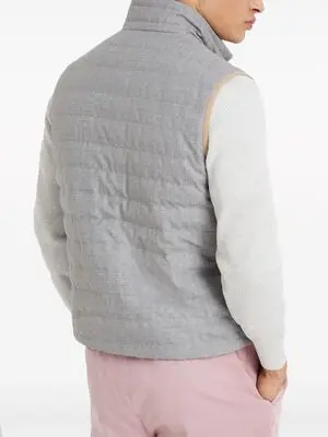 Brunello Cucinelli Virgin-wool Padded Gilet