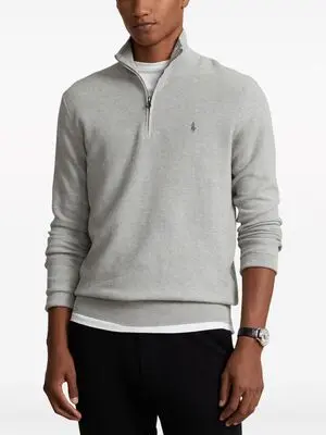 Polo Ralph Lauren Polo Pony Half-zip Jumper - Grey