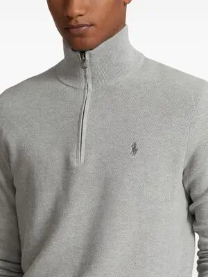 Polo Ralph Lauren Polo Pony Half-zip Jumper - Grey