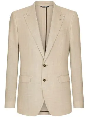 Dolce & Gabbana Taormina Single-breasted Blazer - Neutrals