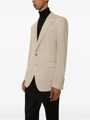 Dolce & Gabbana Taormina Single-breasted Blazer - Neutrals