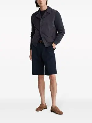 Brunello Cucinelli Suede And Knit Jacket