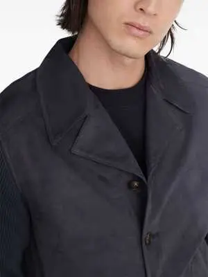 Brunello Cucinelli Suede And Knit Jacket
