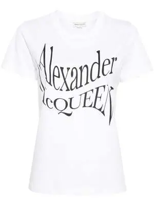 Alexander Mcqueen Crewneck T-shirts For Women