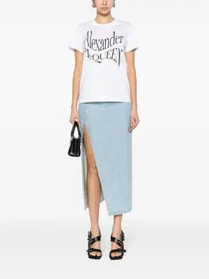Alexander McQueen Logo-print Cotton T-shirt