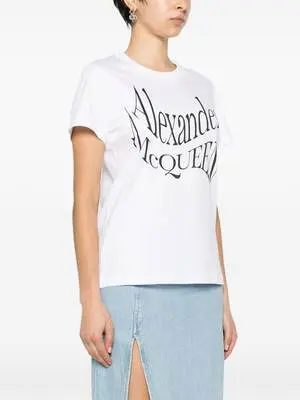 Alexander McQueen Logo-print Cotton T-shirt