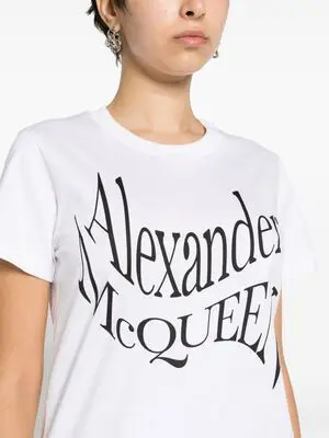 Alexander McQueen Logo-print Cotton T-shirt