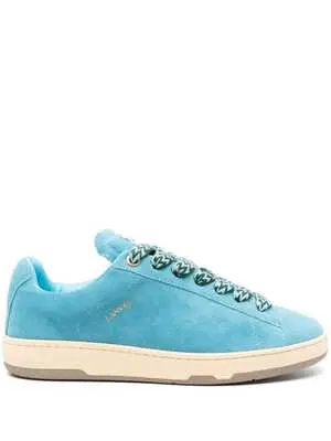 LANVIN Curb Lite Suede Sneakers - Blue