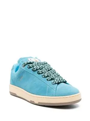 LANVIN Curb Lite Suede Sneakers - Blue