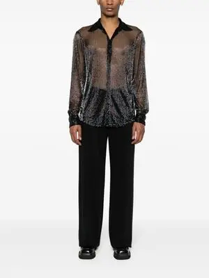 Dsquared2 70's Beaded Tulle Shirt
