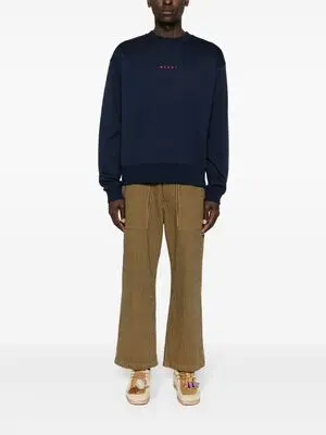Marni Logo-print Cotton Sweatshirt