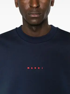 Marni Logo-print Cotton Sweatshirt