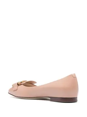 TOD'S Leather Ballerina Shoes