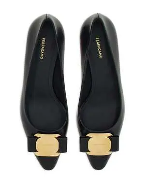 FERRAGAMO Vara Leather Pumps