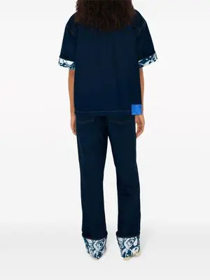 Burberry Heavyweight Logo-patch Denim Shirt