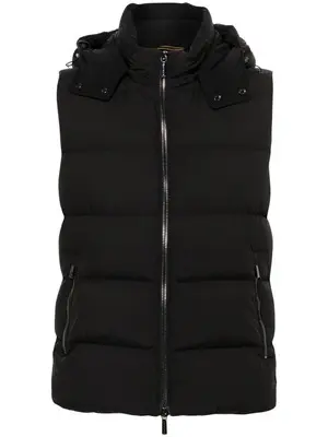 MOORER Fire-skt Padded Gilet - Black