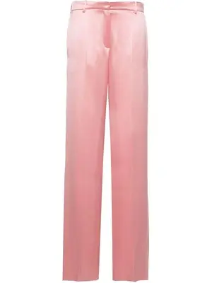 Magda Butrym High-waisted Wide-leg Trousers - Pink