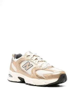 NEW BALANCE 530 Metallic Low-top Sneakers - Gold
