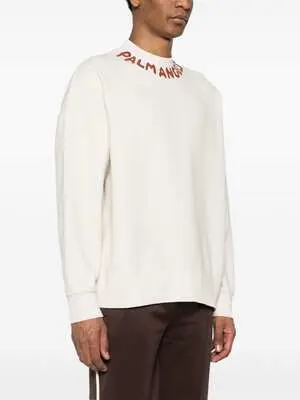 Palm Angels Logo-print Cotton Sweatshirt