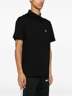 Palm Angels Monogram-appliqu� Polo Shirt