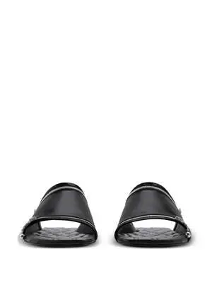 Burberry Leather Flat Sandals