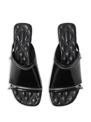 Burberry Leather Flat Sandals