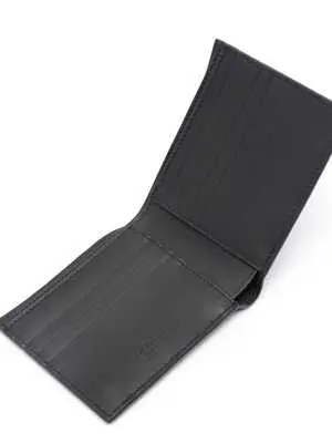Giorgio Armani Wavy-embossed Bi-fold Wallet