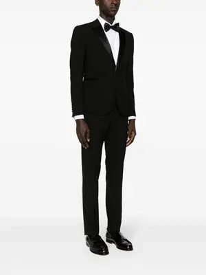 Emporio Armani Single-breasted Tailored Suit - Black