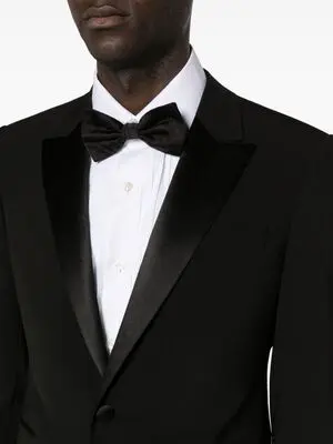 Emporio Armani Single-breasted Tailored Suit - Black