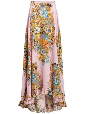 Etro Floral-print Maxi Skirt