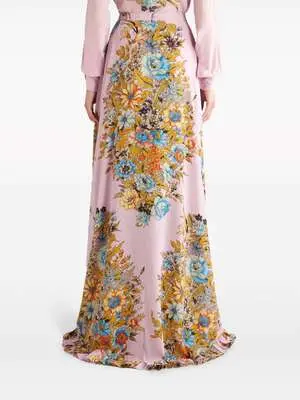 Etro Floral-print Maxi Skirt
