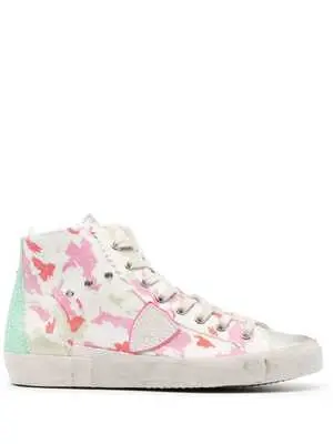 Philippe Model Abstract-pattern Print Sneakers - White