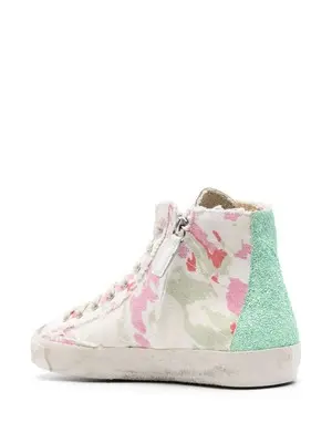 Philippe Model Abstract-pattern Print Sneakers - White