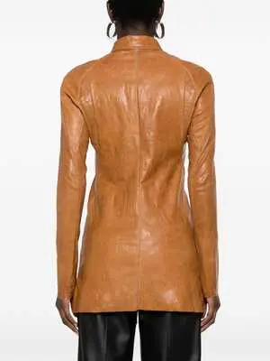 ISAAC SELLAM EXPERIENCE Exposed-seam Leather Jacket