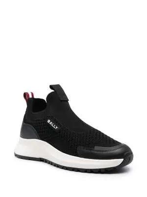 Bally Knitted Upper Slip-on Sneakers - Black