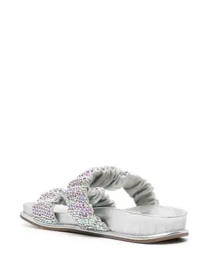 LE SILLA Pool Side Sandals - Silver