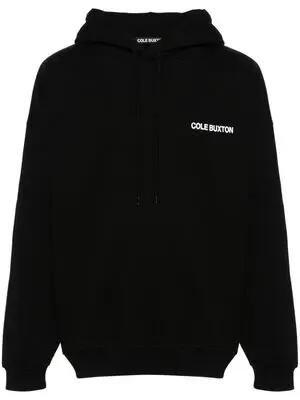 COLE BUXTON Logo-print Cotton Hoodie