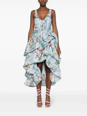 Zimmermann Floral-print Midi Dress