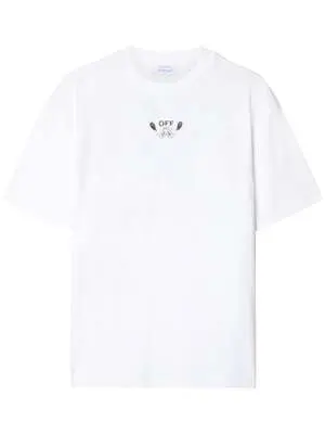 Off-white Embroidered T-shirts For Women